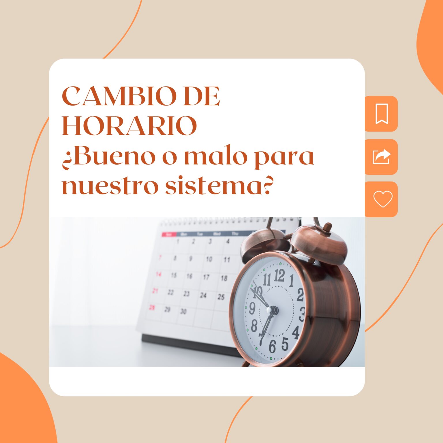 ¿Horario de invierno o de verano? Mi postura desde Tachi Belleza y ...